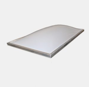 Acrylic Smooth Dome Curb Mounted Skylight Mill Finish - Acra Light Solar