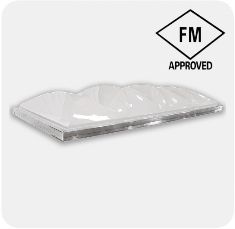 FM Approved SkyArc Curb Mounted Skylight - Acra Light Solar